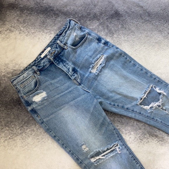 PacSun | Jeans | Pacsun Eco Light Blue Distressed Mom Jeans Size 28 ...